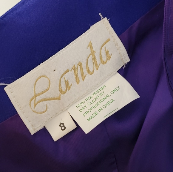 Landa | Dresses | Landa Royal Blue Open Back Long Mermaid Beaded Sexy ...